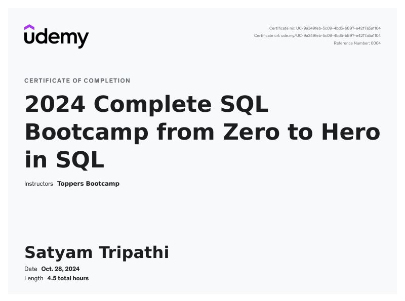 Satyam Tripathi on LinkedIn: #sql #dataanalysis #dataskills # ... Satyam Tripathi on LinkedIn: #sql #dataanalysis #dataskills # ...