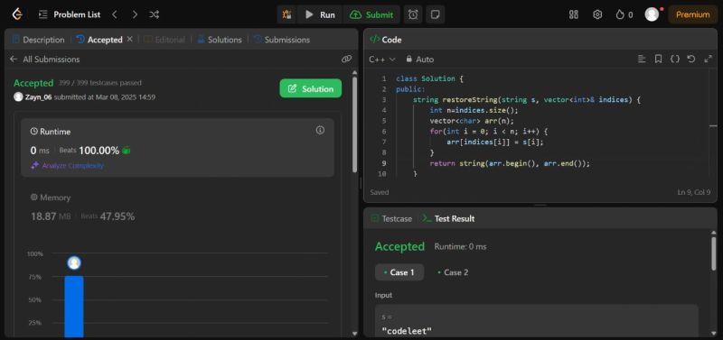 #100daysofcode #leetcodechallenge #strings | Saarah Zayn #100daysofcode #leetcodechallenge #strings | Saarah Zayn