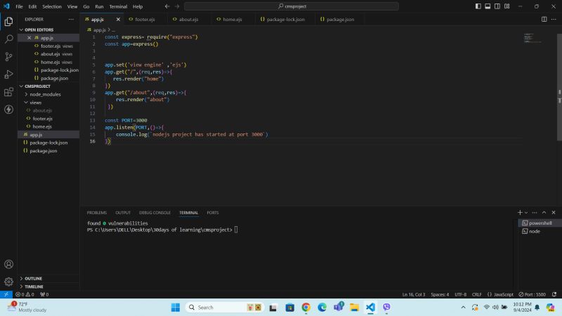 Srishti Paudel on LinkedIn: #webdevelopment #nodejs #ejs #cmsproject # ... Srishti Paudel on LinkedIn: #webdevelopment #nodejs #ejs #cmsproject # ...