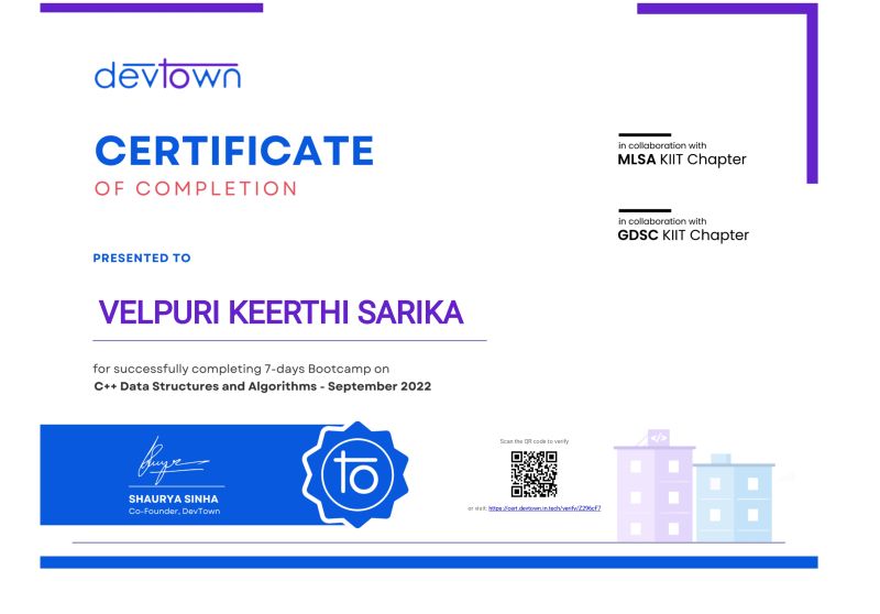 Keerthi Sarika Velpuri on LinkedIn: #devtown #google #microsoft # ... Keerthi Sarika Velpuri on LinkedIn: #devtown #google #microsoft # ...