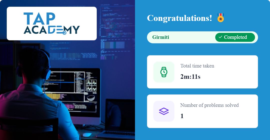 Dhanush Gowda M on LinkedIn: #fullstack #javafullstack #tapacademy Dhanush Gowda M on LinkedIn: #fullstack #javafullstack #tapacademy
