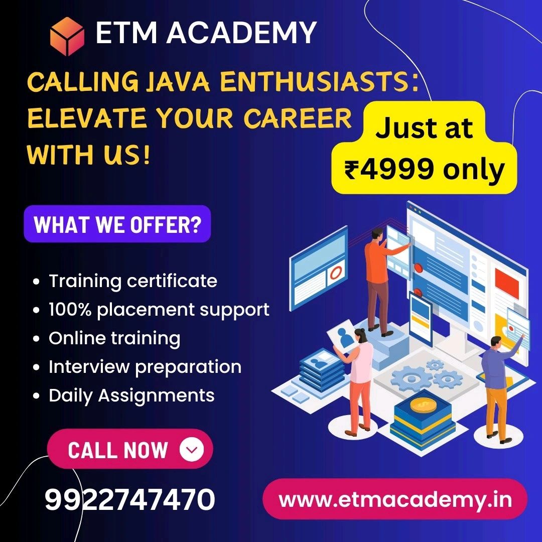 ETM Academy on LinkedIn: #javadevelopment #etmacademy #javascript # ... ETM Academy on LinkedIn: #javadevelopment #etmacademy #javascript # ...