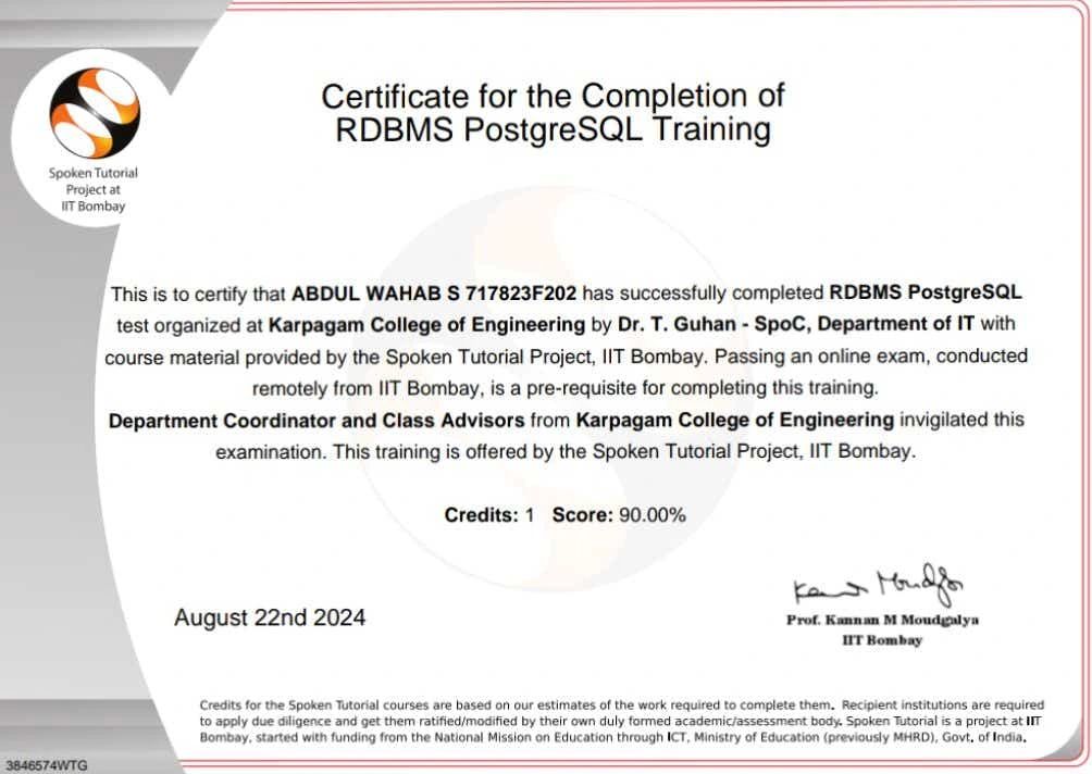 Abdul Wahab on LinkedIn: #rdbms #databasemanagement #sql # ... Abdul Wahab on LinkedIn: #rdbms #databasemanagement #sql # ...