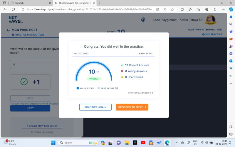 ketha ramyasri on LinkedIn: #python #rahulattulurisir #nxtwave #coding ... ketha ramyasri on LinkedIn: #python #rahulattulurisir #nxtwave #coding ...