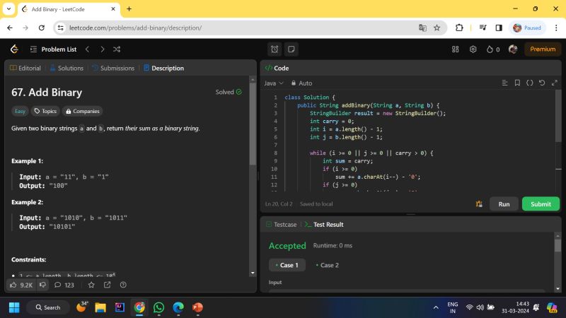 Completed LeetCode Day 25 challenge! | Aakash Kumar posted on the topic ... Completed LeetCode Day 25 challenge! | Aakash Kumar posted on the topic ...