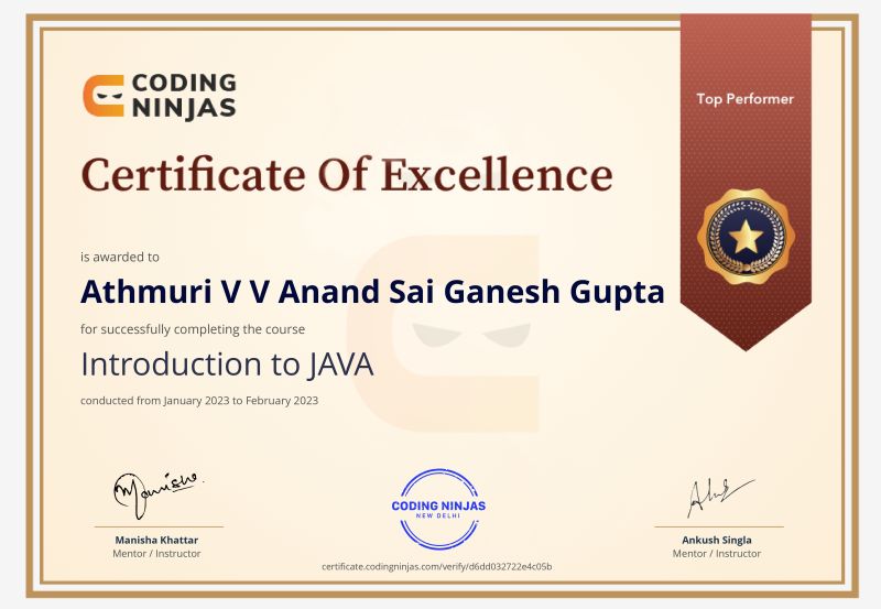 Sai Ganesh Gupta Athmuri on LinkedIn: #java #datastructures # ... Sai Ganesh Gupta Athmuri on LinkedIn: #java #datastructures # ...