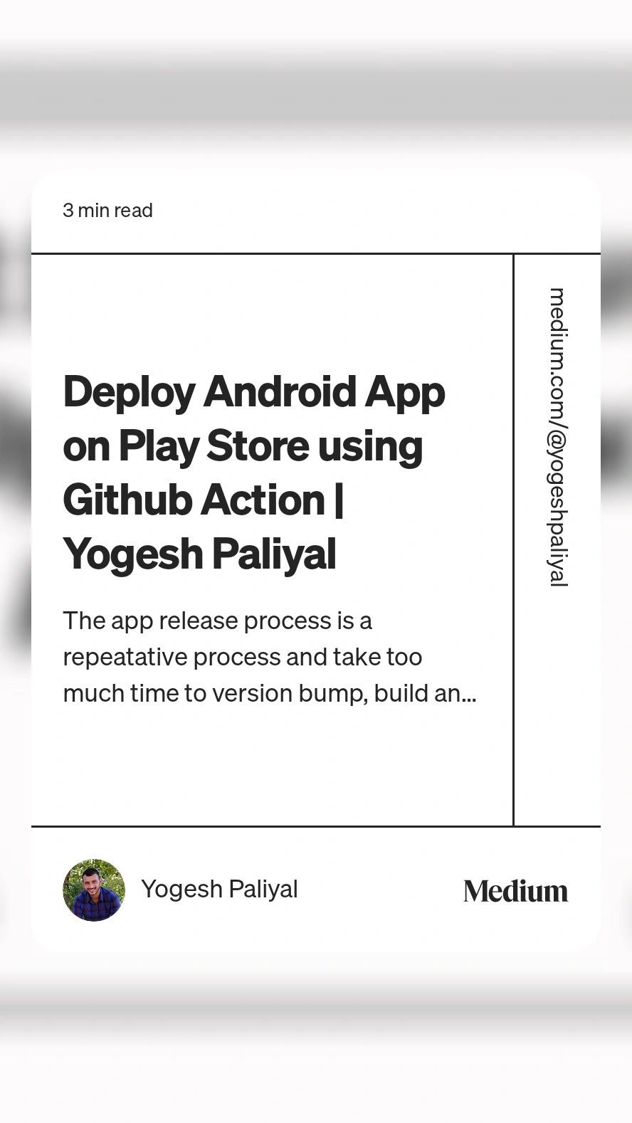 Deploy Android App on Play Store using Github Action… | Yogesh ... Deploy Android App on Play Store using Github Action… | Yogesh ...