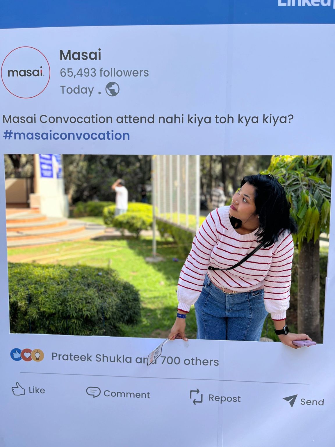 Kajal Ganorkar 🧲 on LinkedIn: #masaiconvocation Kajal Ganorkar 🧲 on LinkedIn: #masaiconvocation