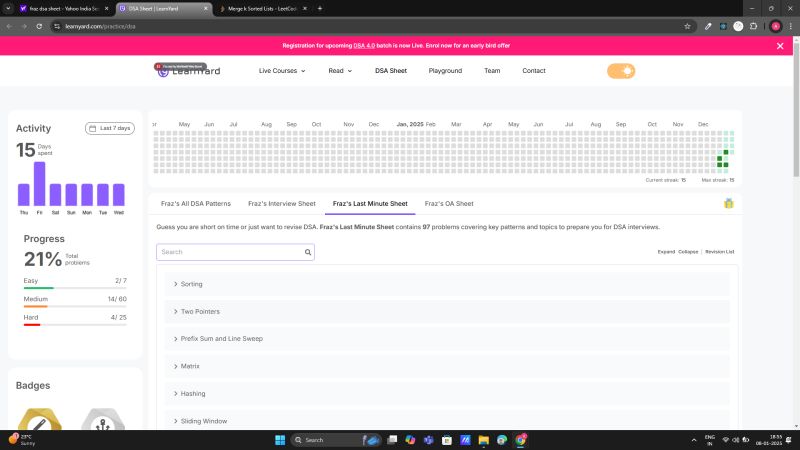 #dsa #problemsolving #consistency #learnyard #leetcode | Aditya kumar #dsa #problemsolving #consistency #learnyard #leetcode | Aditya kumar
