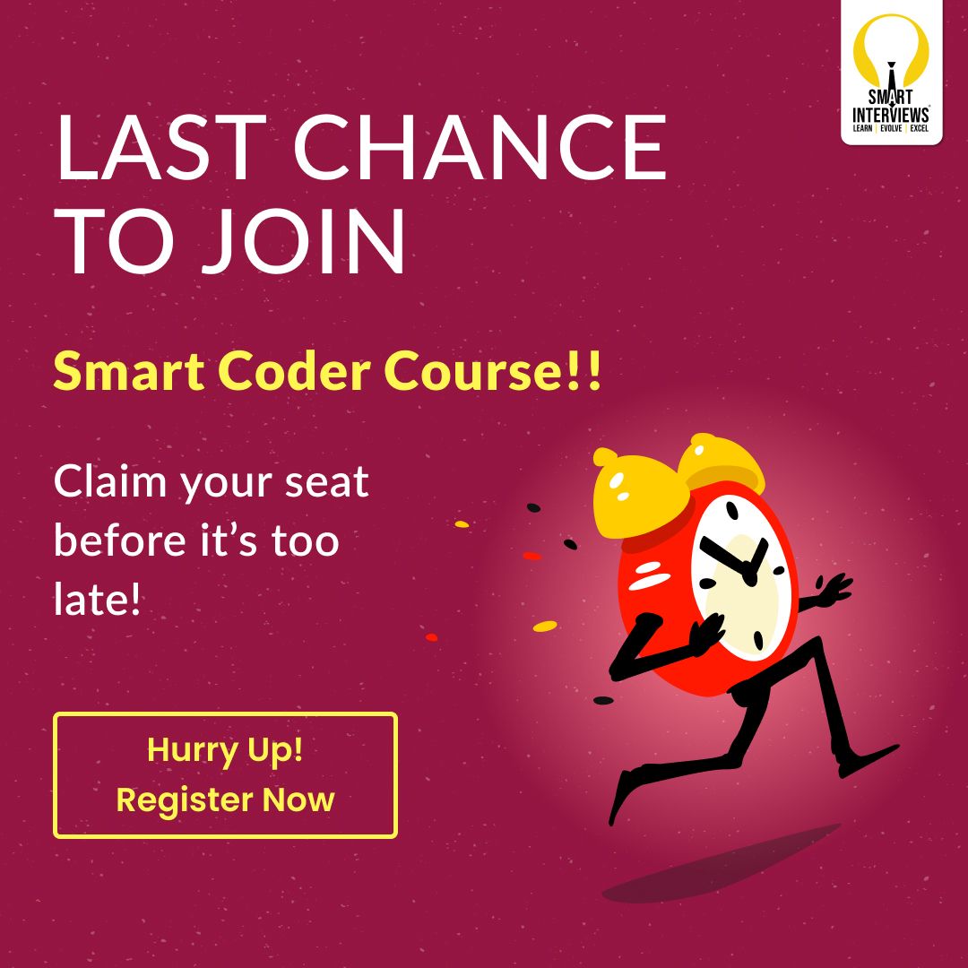 Smart Interviews on LinkedIn: #coding #coder #dsa #datastructures # ... Smart Interviews on LinkedIn: #coding #coder #dsa #datastructures # ...