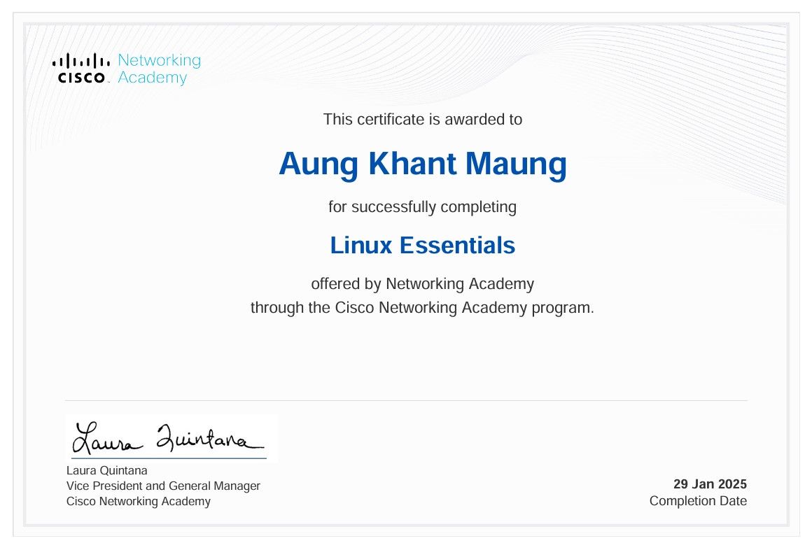 Aung Khant Maung on LinkedIn: #linuxessentials #devops #linux # ... Aung Khant Maung on LinkedIn: #linuxessentials #devops #linux # ...