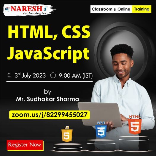 Naresh i Technologies on LinkedIn: #html #css #javascript #online # ... Naresh i Technologies on LinkedIn: #html #css #javascript #online # ...