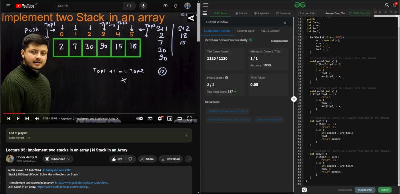 Suraj Adhikari on LinkedIn: #100daysofcode #dsa #stack #100daysofcode # ... Suraj Adhikari on LinkedIn: #100daysofcode #dsa #stack #100daysofcode # ...