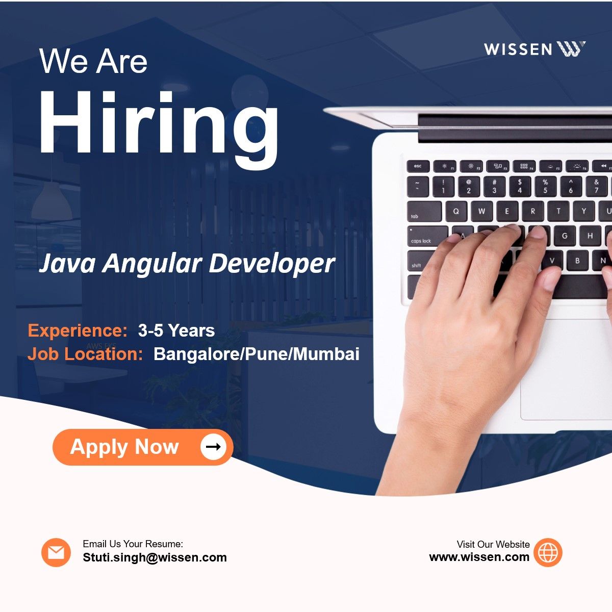 Stuti Singh on LinkedIn: #hiring #java #angular #javadeveloper Stuti Singh on LinkedIn: #hiring #java #angular #javadeveloper