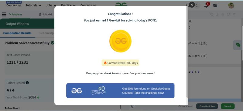 Ashok Reddy Cheluri on LinkedIn: #geekstreak2024 #gfg160 #geeksforgeeks ... Ashok Reddy Cheluri on LinkedIn: #geekstreak2024 #gfg160 #geeksforgeeks ...