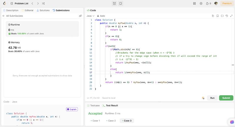#leetcode #fastpow #codingchallenge #dsa #learningjourney # ... #leetcode #fastpow #codingchallenge #dsa #learningjourney # ...