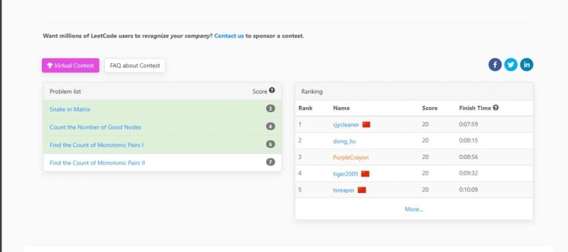 Himanshu Chaurasiya on LinkedIn: #leetcode #codingcontest #programming ... Himanshu Chaurasiya on LinkedIn: #leetcode #codingcontest #programming ...