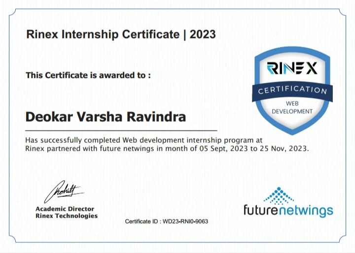 Varsha Deokar on LinkedIn: Hello Everyone!!! Glad to share that I have ... Varsha Deokar on LinkedIn: Hello Everyone!!! Glad to share that I have ...