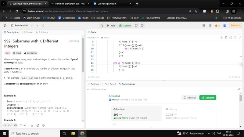 Midhun C on LinkedIn: #100daysofcodechallenge #geeksforgeeks #leetcode ... Midhun C on LinkedIn: #100daysofcodechallenge #geeksforgeeks #leetcode ...