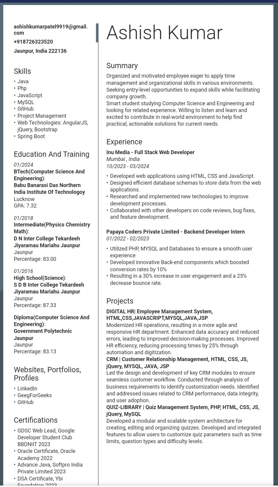 #resume | Er ASHISH KUMAR PATEL #resume | Er ASHISH KUMAR PATEL