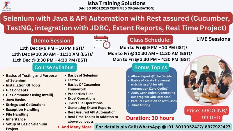 isha shaheda on LinkedIn: #seleniumwithjava #seleniumtesting # ... isha shaheda on LinkedIn: #seleniumwithjava #seleniumtesting # ...