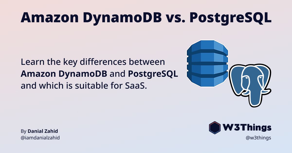 W3Things on LinkedIn: Learn the key differences between Amazon DynamoDB ... W3Things on LinkedIn: Learn the key differences between Amazon DynamoDB ...