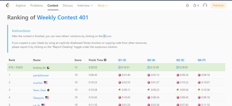 Excited to share that I had a fantastic experience in today’s LeetCode ... Excited to share that I had a fantastic experience in today’s LeetCode ...