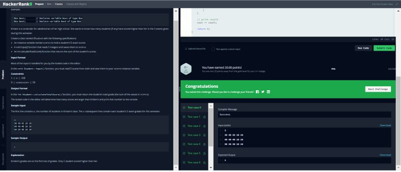 #100daysofcodechallenge #cpp #cplusplus #hackerrank #codingpractices ... #100daysofcodechallenge #cpp #cplusplus #hackerrank #codingpractices ...