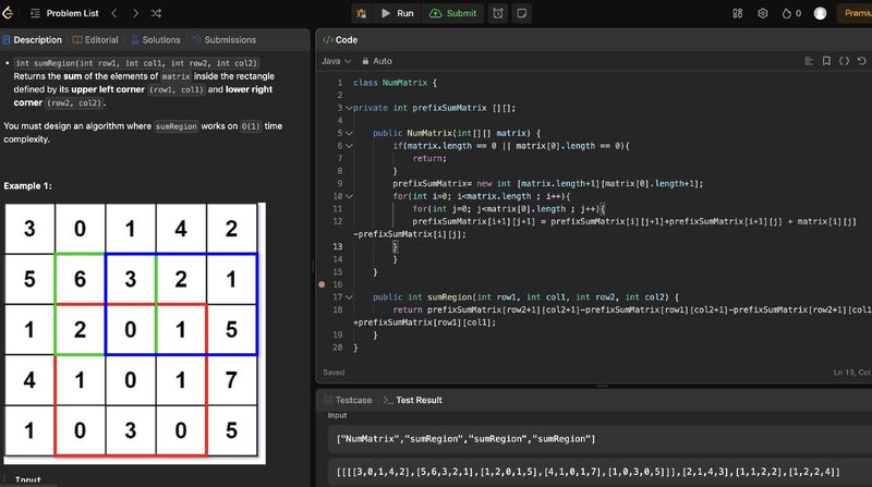 DEEPTI AGARWAL on LinkedIn: (3/200) Topic- 2D Array Problem- Range Sum ... DEEPTI AGARWAL on LinkedIn: (3/200) Topic- 2D Array Problem- Range Sum ...