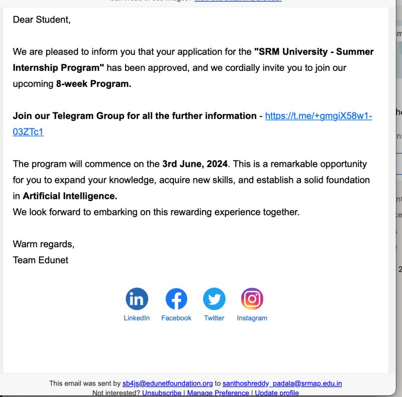 Naga sai santhosh reddy Padala on LinkedIn: #artificialintelligence #ai ... Naga sai santhosh reddy Padala on LinkedIn: #artificialintelligence #ai ...