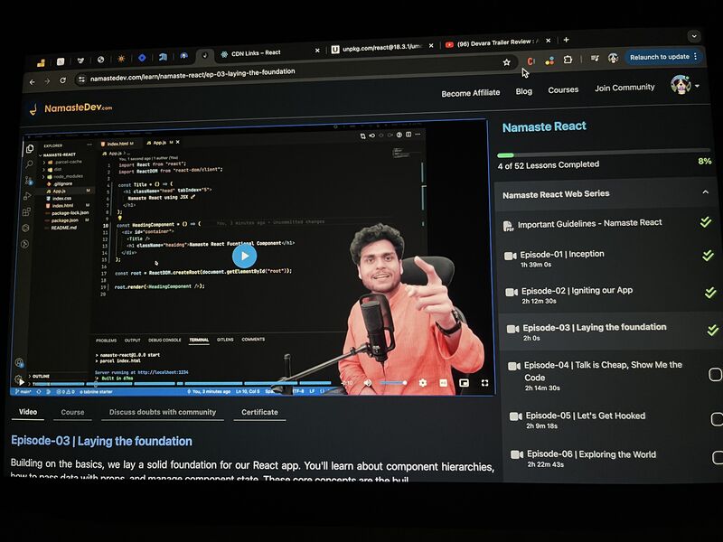 Pranay Kargam on LinkedIn: #react #webdevelopment #akshaysaini Pranay Kargam on LinkedIn: #react #webdevelopment #akshaysaini