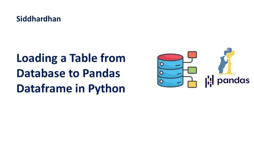 Siddhardhan S on LinkedIn: #python #database Siddhardhan S on LinkedIn: #python #database
