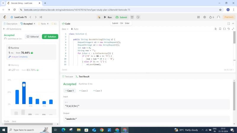 sarin S on LinkedIn: #leetcode #java #problemsolving sarin S on LinkedIn: #leetcode #java #problemsolving