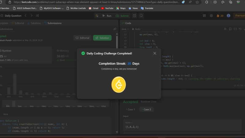 Day 20 of #DailyCodingChallenge by @LeetCode | Ankush Pundir posted on ... Day 20 of #DailyCodingChallenge by @LeetCode | Ankush Pundir posted on ...