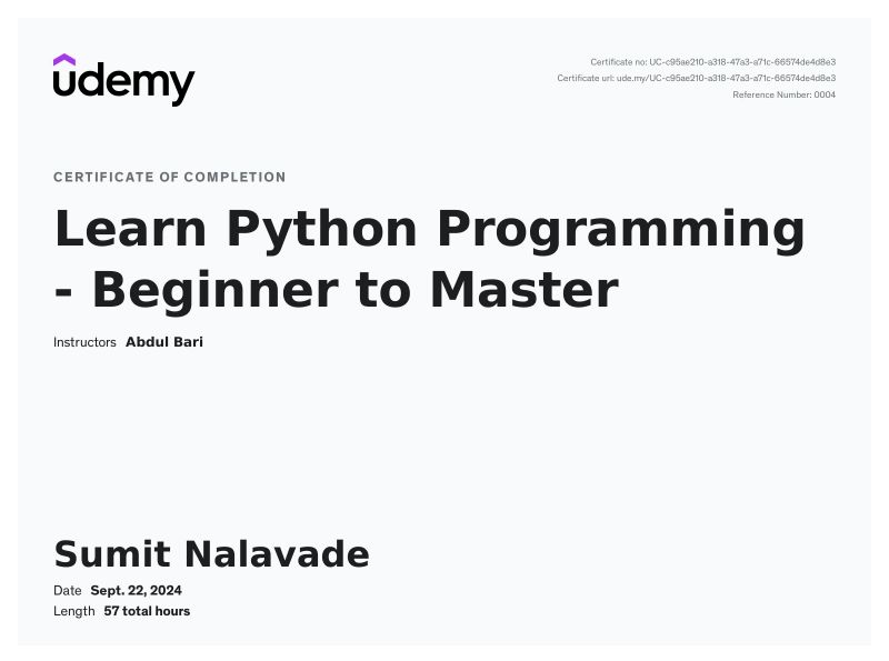 Sumit Nalavade on LinkedIn: #python Sumit Nalavade on LinkedIn: #python