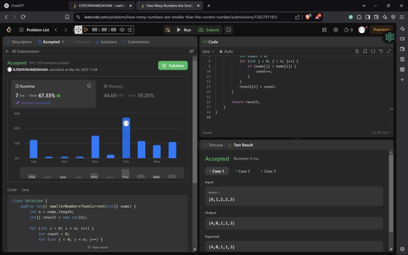 Ilteefat Ahmed Khan on LinkedIn: #365daysofcode #leetcode1365 #coding # ... Ilteefat Ahmed Khan on LinkedIn: #365daysofcode #leetcode1365 #coding # ...