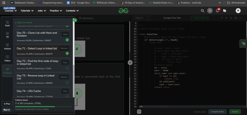 Nishant Panigrahy on LinkedIn: #codingjourney #gfg160 #geeksforgeeks Nishant Panigrahy on LinkedIn: #codingjourney #gfg160 #geeksforgeeks