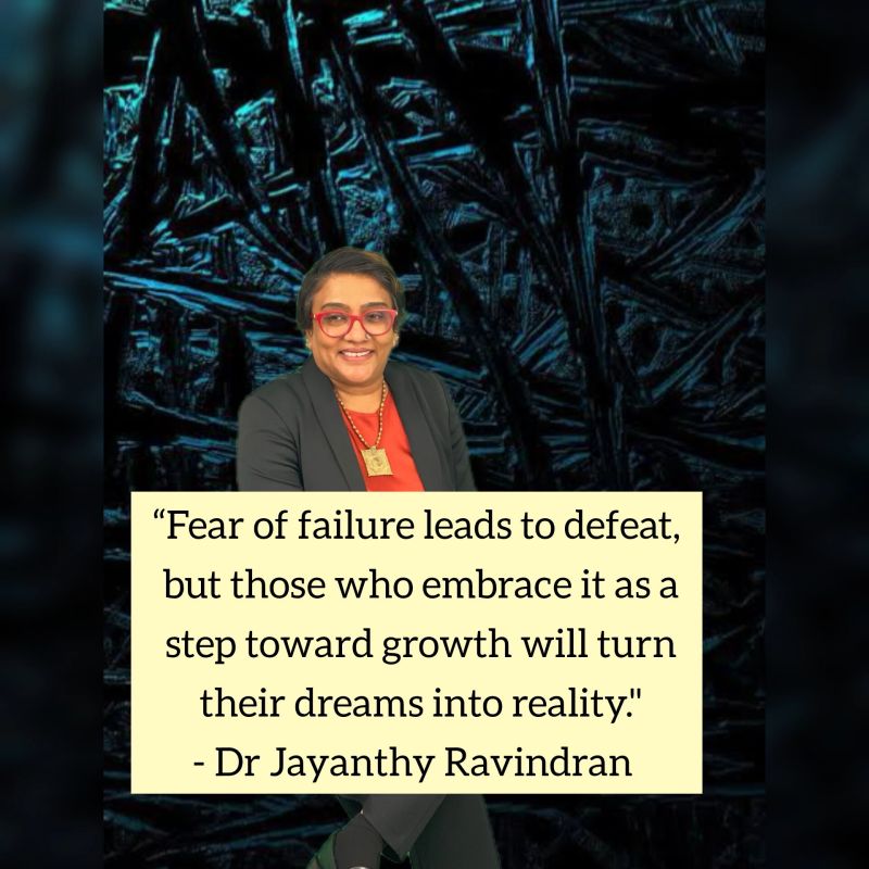 Dr Jayanthy Ravindran on LinkedIn: #failure #success #defeat #growth # ... Dr Jayanthy Ravindran on LinkedIn: #failure #success #defeat #growth # ...