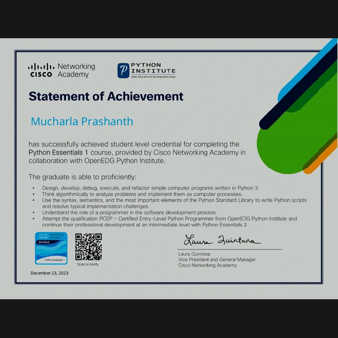 Prashanth mucharla on LinkedIn: #cisconetworking #pythonprogramming # ... Prashanth mucharla on LinkedIn: #cisconetworking #pythonprogramming # ...