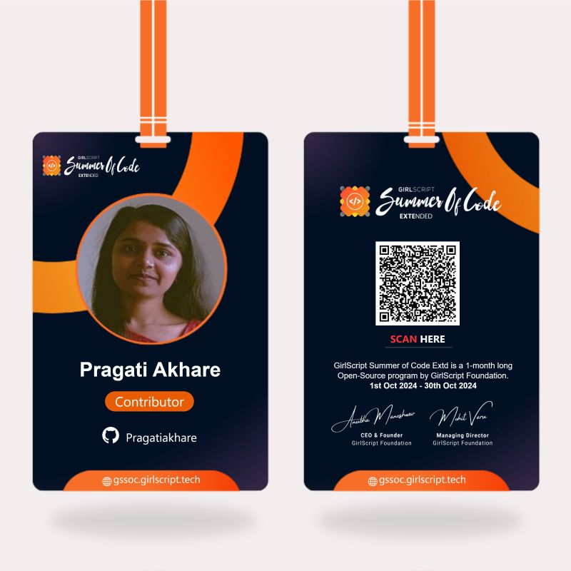 Pragati Akhare on LinkedIn: #gssoc #opensource #girlscript # ... Pragati Akhare on LinkedIn: #gssoc #opensource #girlscript # ...