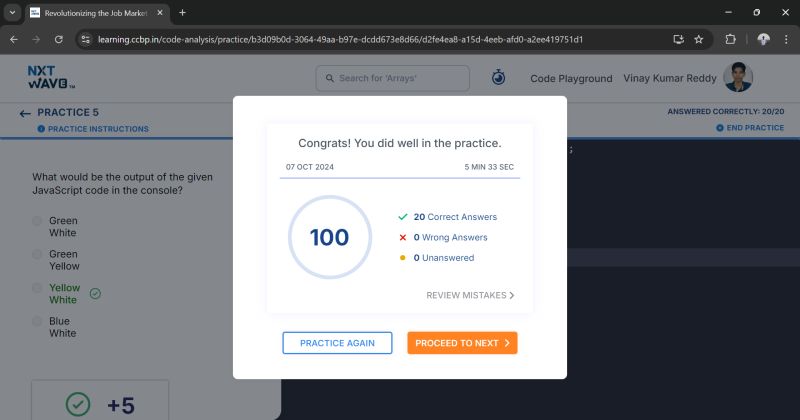 Vinay Kumar Reddy Chintakunta on LinkedIn: #ccbp #100daysofcode # ... Vinay Kumar Reddy Chintakunta on LinkedIn: #ccbp #100daysofcode # ...