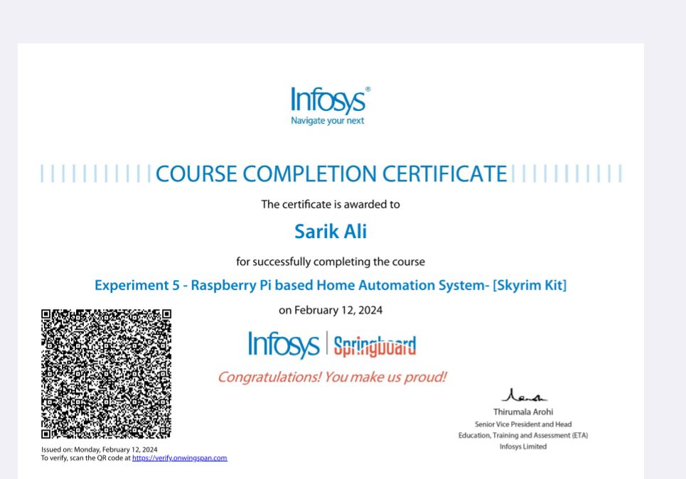 Sarik Ali on LinkedIn: Raspberry pi based home automation system Sarik Ali on LinkedIn: Raspberry pi based home automation system