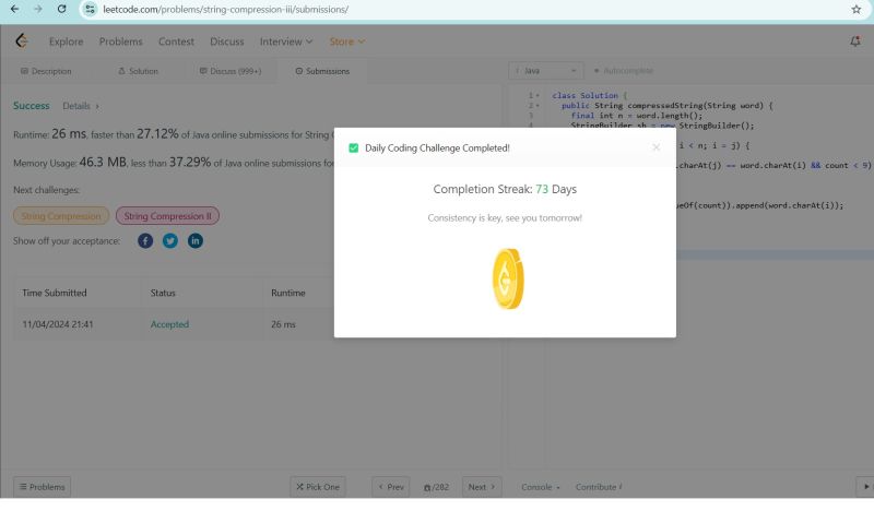 Mandakani Mishra on LinkedIn: #leetcode #codingchallenge #consistency # ... Mandakani Mishra on LinkedIn: #leetcode #codingchallenge #consistency # ...