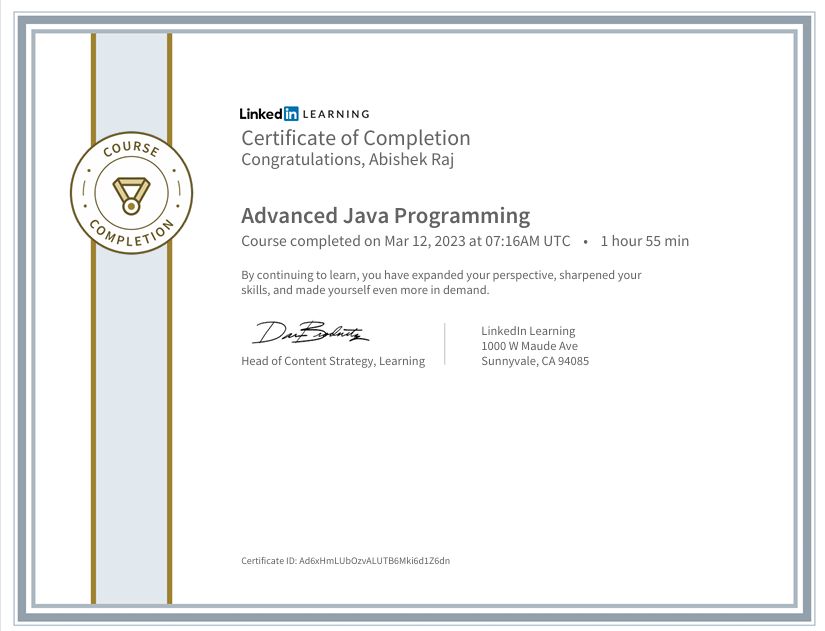 Abishek Raj A on LinkedIn: #javaprogramming #advancedjava # ... Abishek Raj A on LinkedIn: #javaprogramming #advancedjava # ...