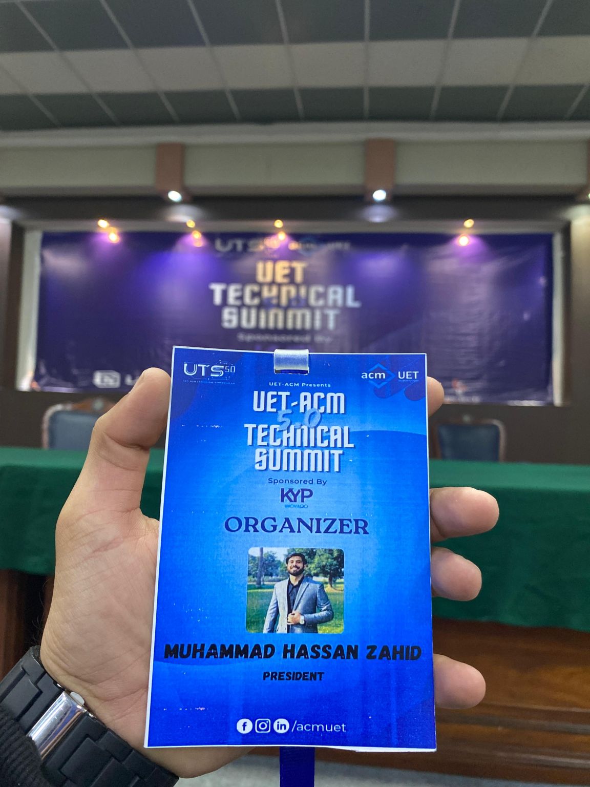 As the President of ACM UET Lahore, I had the privilege of organizing ... As the President of ACM UET Lahore, I had the privilege of organizing ...