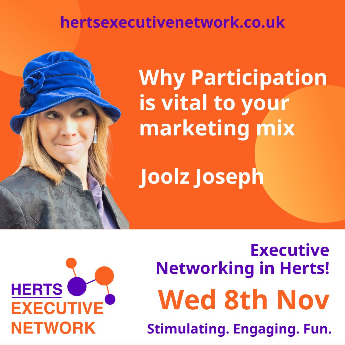 Herts Executive Network on LinkedIn: Next Event: 8th November Joolz ... Herts Executive Network on LinkedIn: Next Event: 8th November Joolz ...