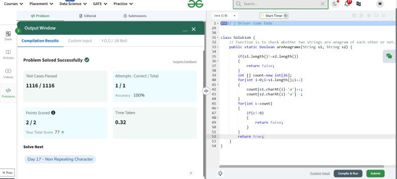 #java #codingchallenge #problemsolving #geeksforgeeks #100daysofcode ... #java #codingchallenge #problemsolving #geeksforgeeks #100daysofcode ...