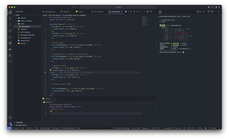 Dineth Siriwardana on LinkedIn: #jest #javascript #testing #jest # ... Dineth Siriwardana on LinkedIn: #jest #javascript #testing #jest # ...