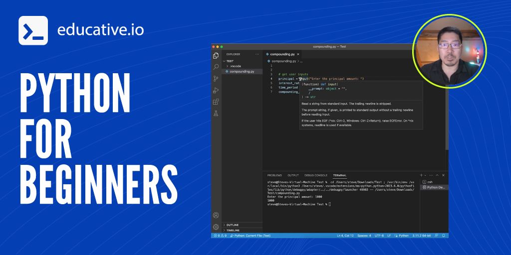 Educative on LinkedIn: #python #codingforbeginners #techindustry # ... Educative on LinkedIn: #python #codingforbeginners #techindustry # ...