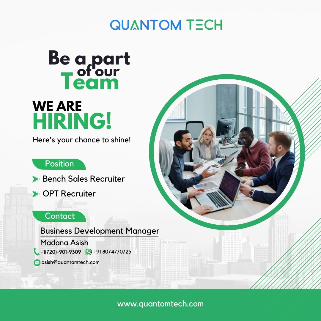 Allamsetty Ajay Kumar on LinkedIn: WE ARE HIRING! Allamsetty Ajay Kumar on LinkedIn: WE ARE HIRING!